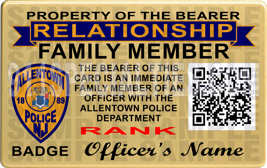 Police Gold Card | Cards