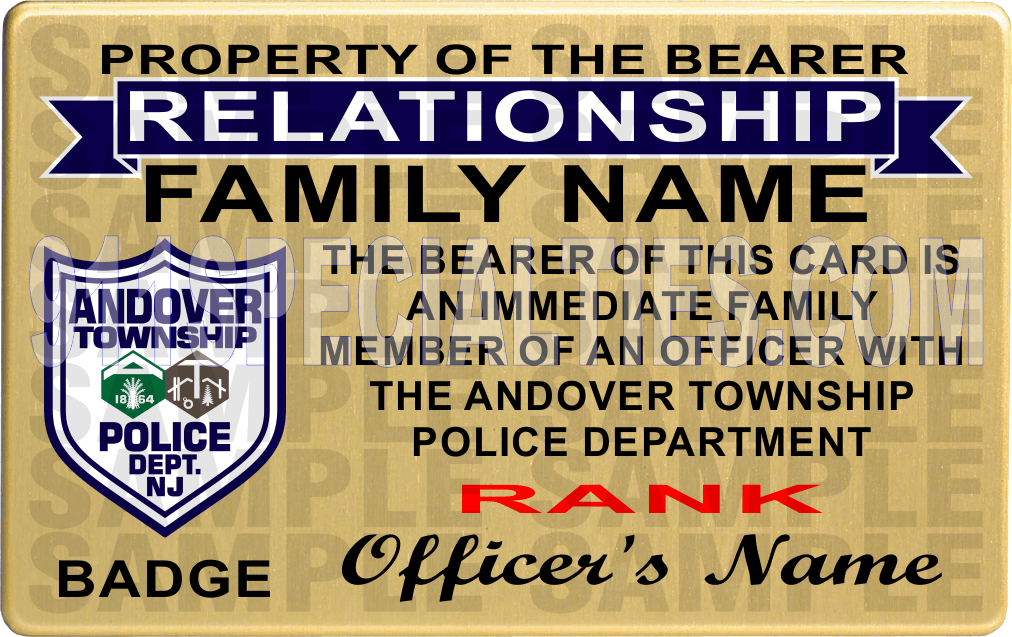 Police Gold Card | Cards