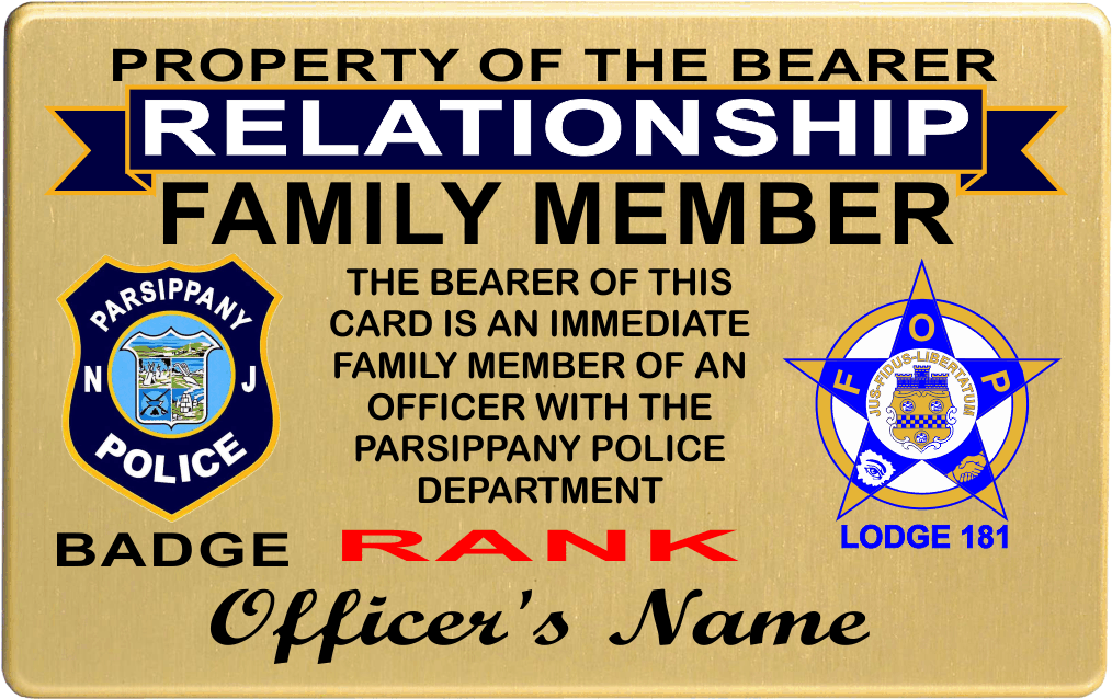Police Gold Card | Cards