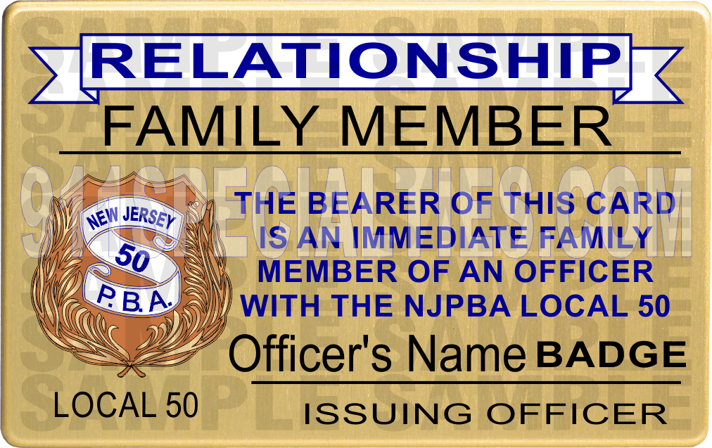 Police Gold Card | Cards