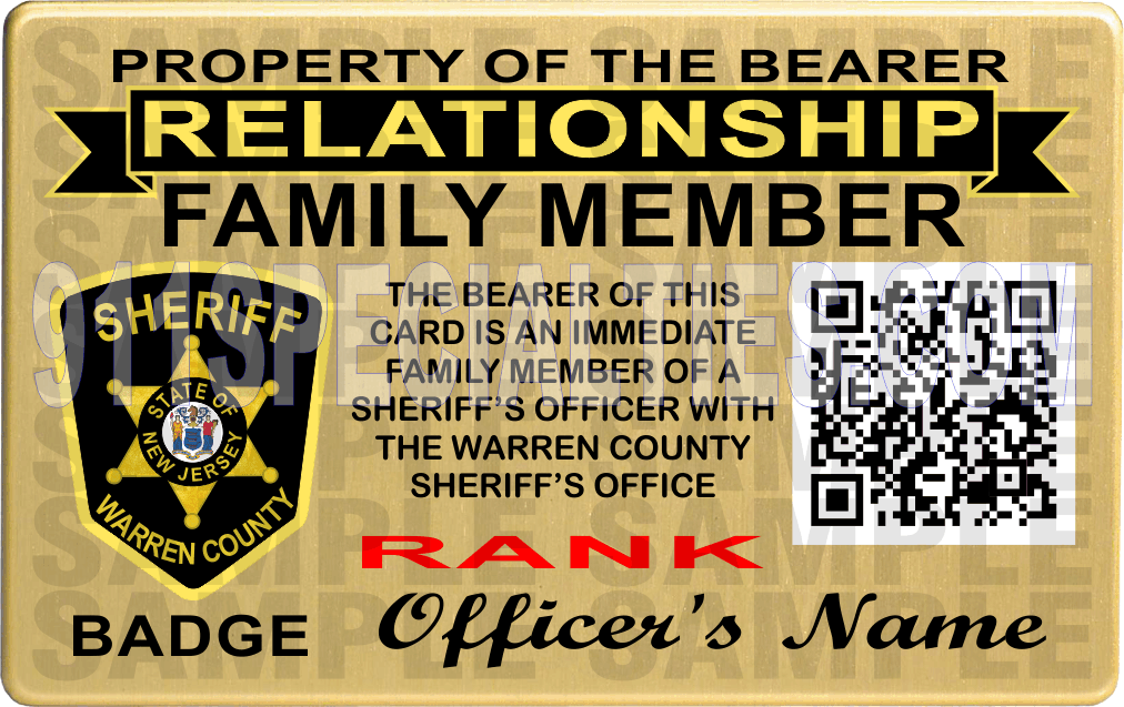 Police Gold Card | Cards